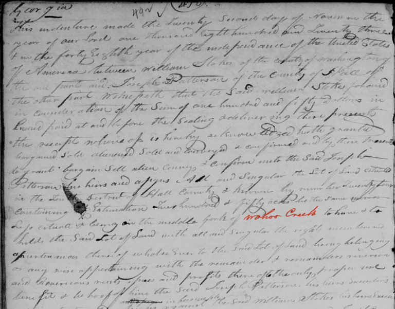 How to Find Streams, Creeks, and Rivers Named in Old Deeds | In the ...