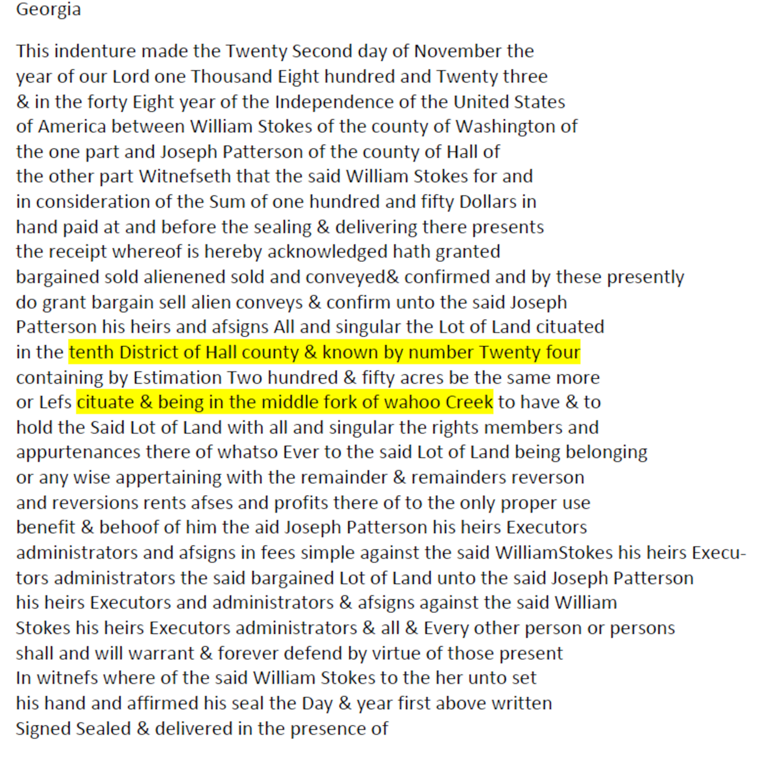 How to Find Streams, Creeks, and Rivers Named in Old Deeds | In the ...